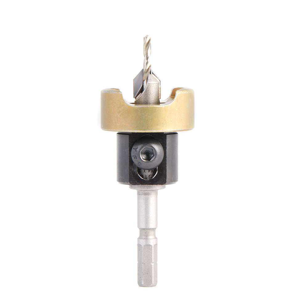 55162 Carbide Tipped 82 Degree Countersink with Adjustable Depth Stop ...
