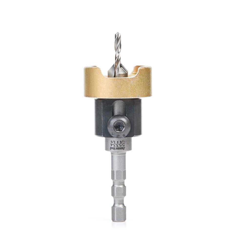 55334 Carbide Tipped Countersink with Adjustable Depth Stop and No ...